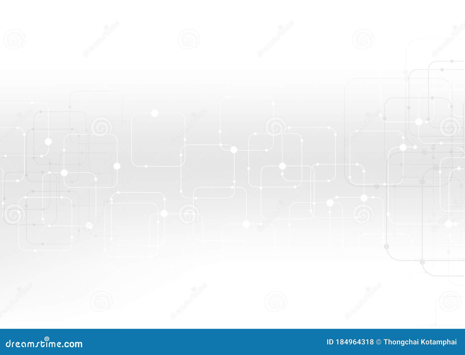 Vector White Background Abstract Technology Communication Data Science ...