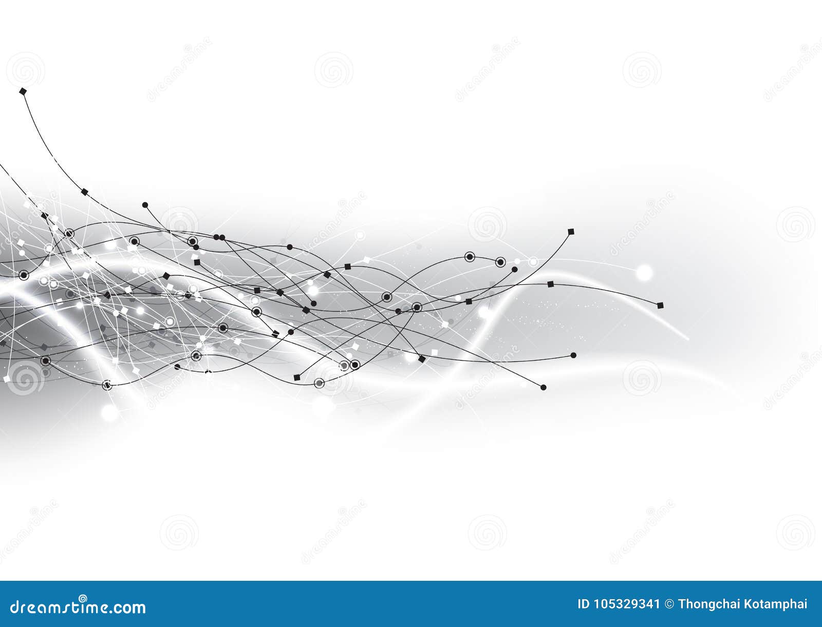 Vector Background Abstract Technology Communication Data Science Stock ...