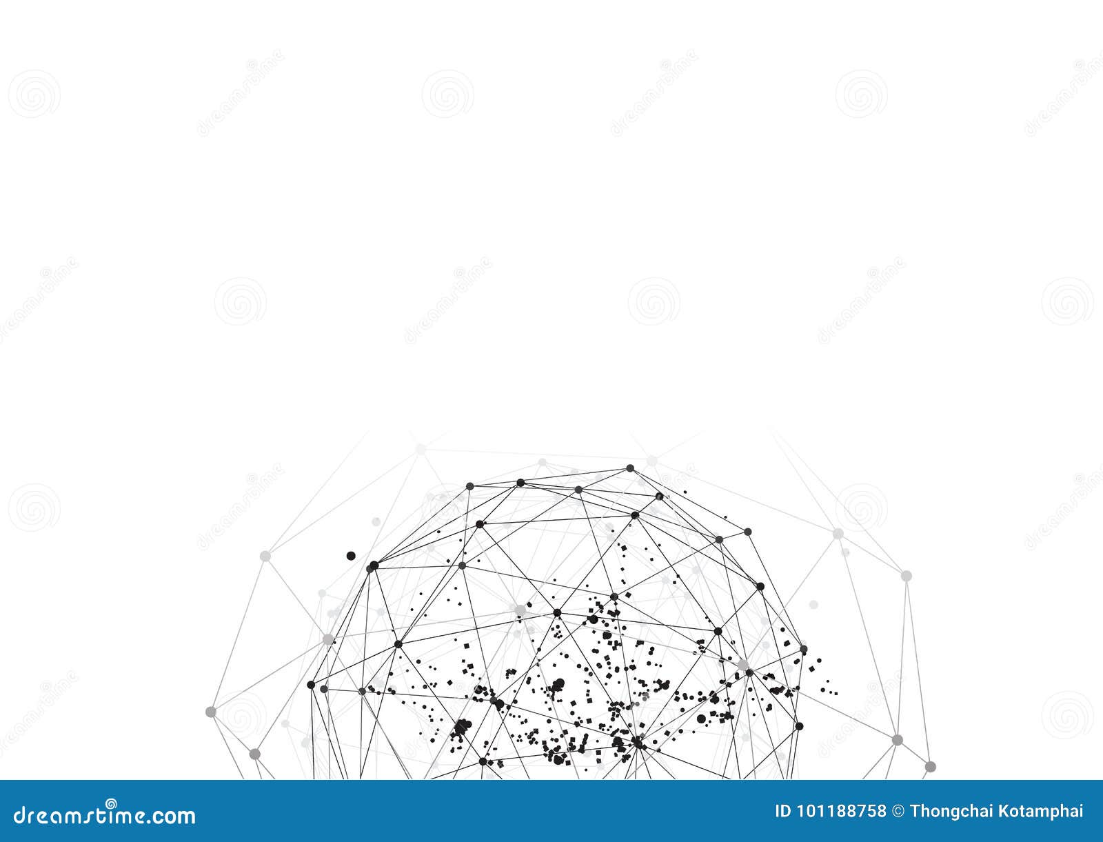 Vector White Background Abstract Technology Communication Data S Stock ...