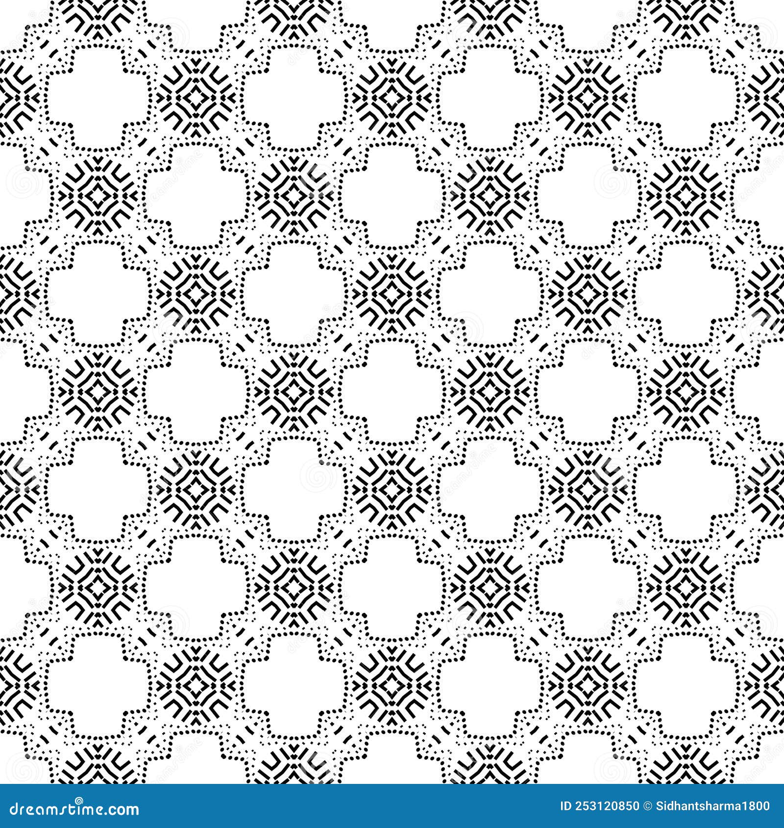 Vector White Background Geometrical Elements Pattern Vector Illustrations Stock Vector ...