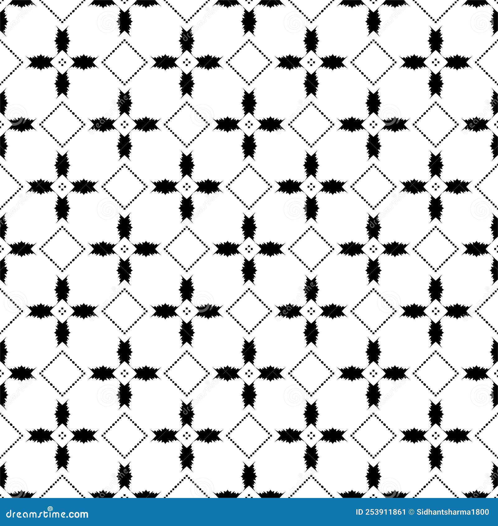 Vector White Background Geometrical Elements Pattern Vector Illustrations Stock Vector ...