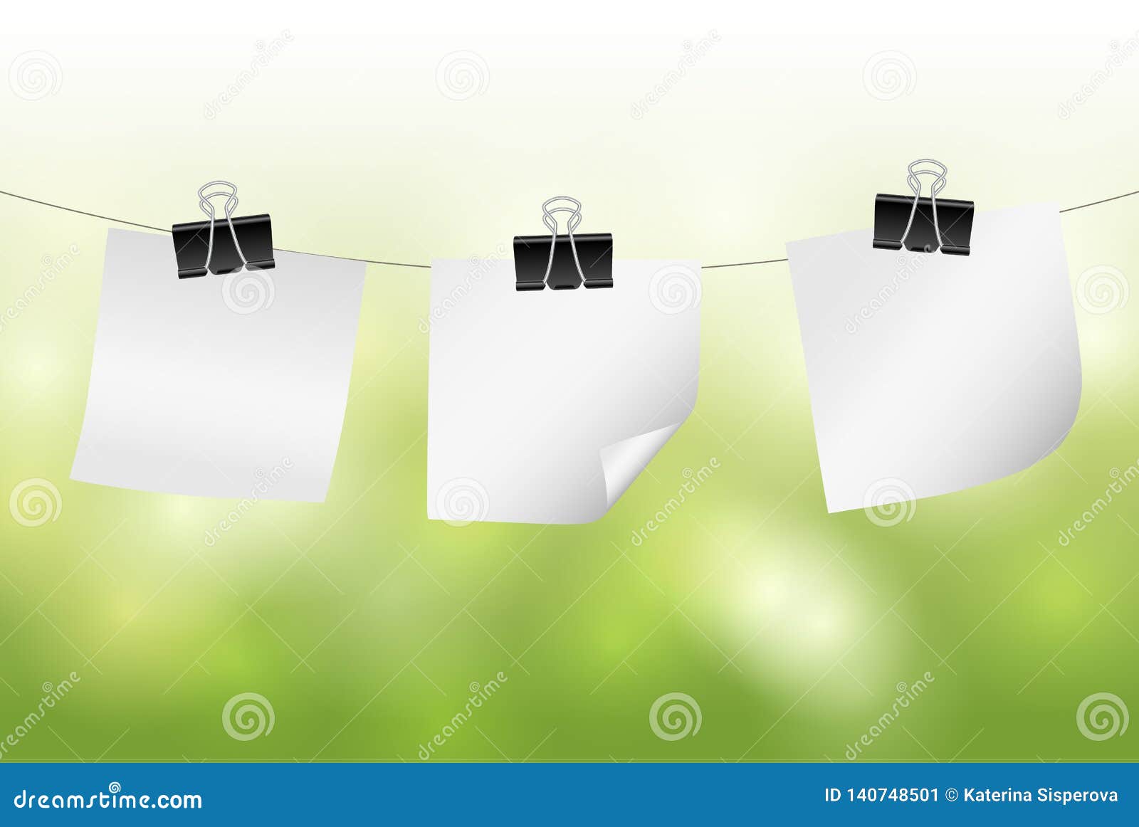 Set Of Hanging String Of White And Black Pearls Isolated On White ...