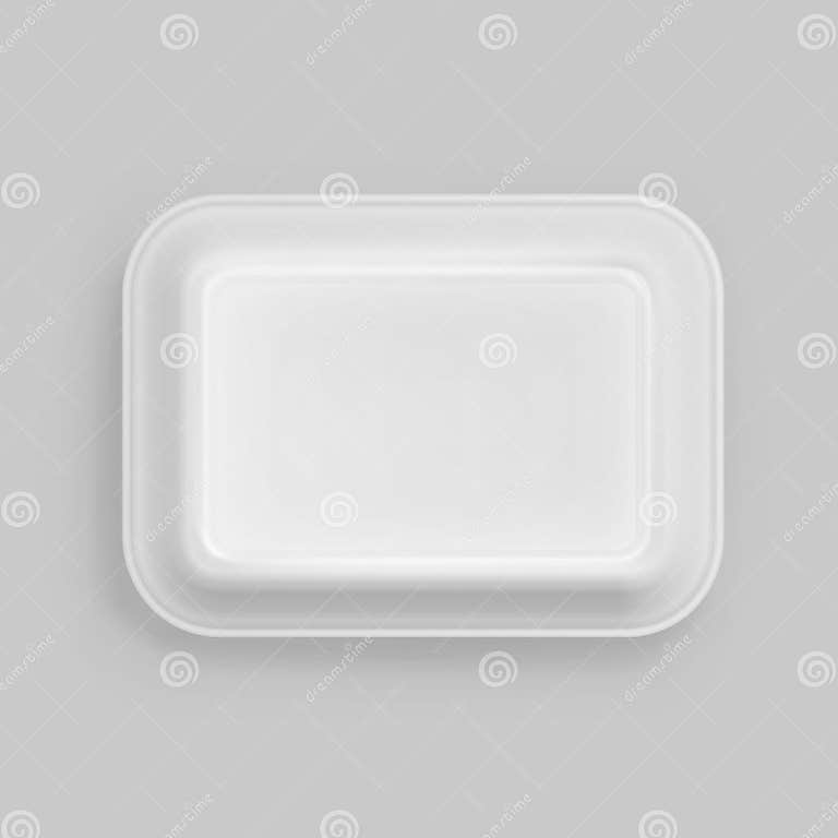 Vector White Fast Food Box Container Packaging Package Packing Pack ...
