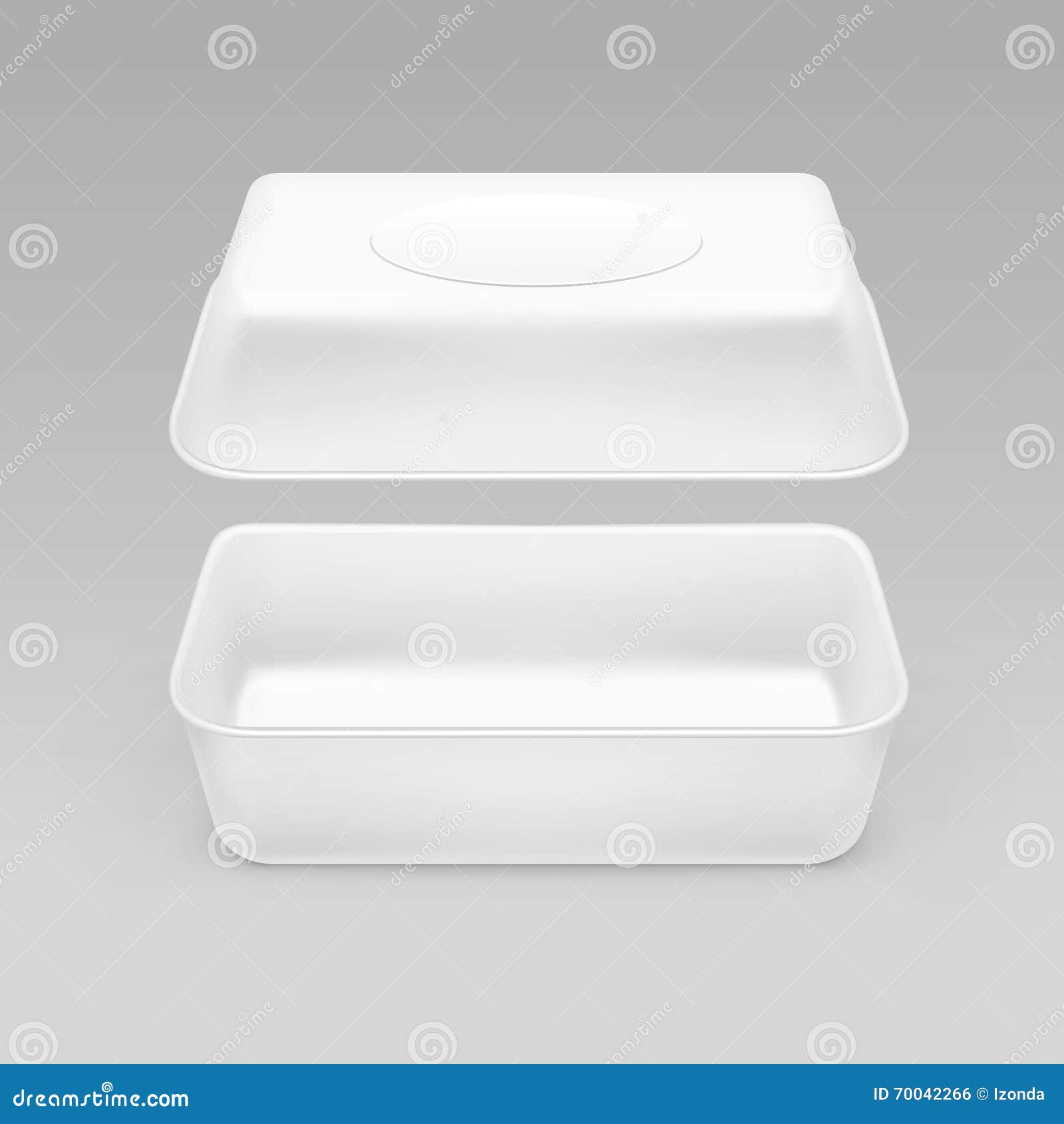 Vector White Fast Food Box Container Packaging Package Packing Pack ...