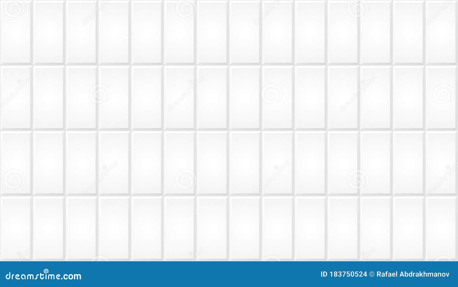 Vector White and Gray Ceramic Tile Pattern. Kitchen and Bathroom Wall ...