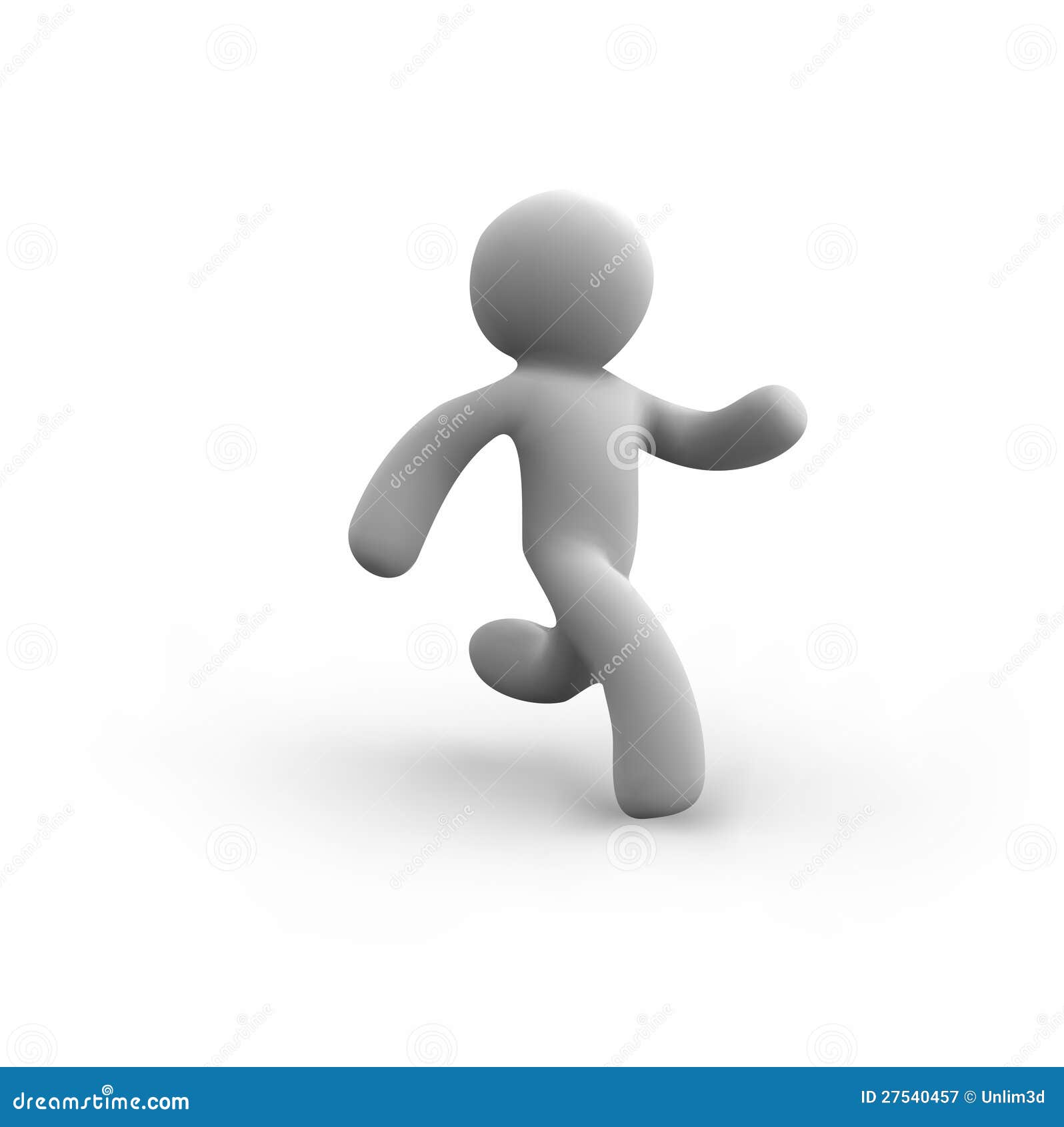 Vector white human running stock vector. Illustration of abstract ...