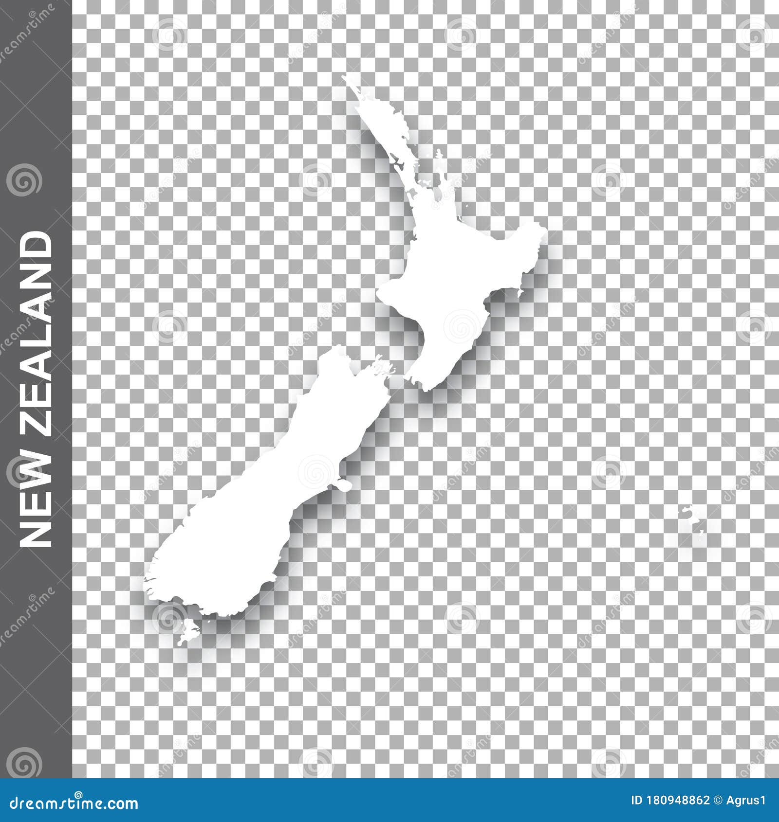 New Zealand Map On Png Or Transparent Background,Symbols Of New Zealand ...