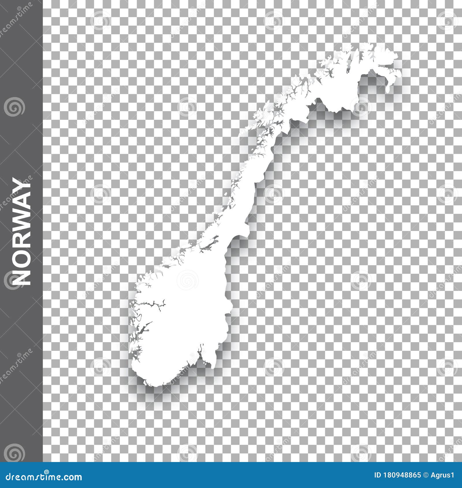 Norway Map On Png Or Transparent Background,Symbols Of Norway . Vector ...