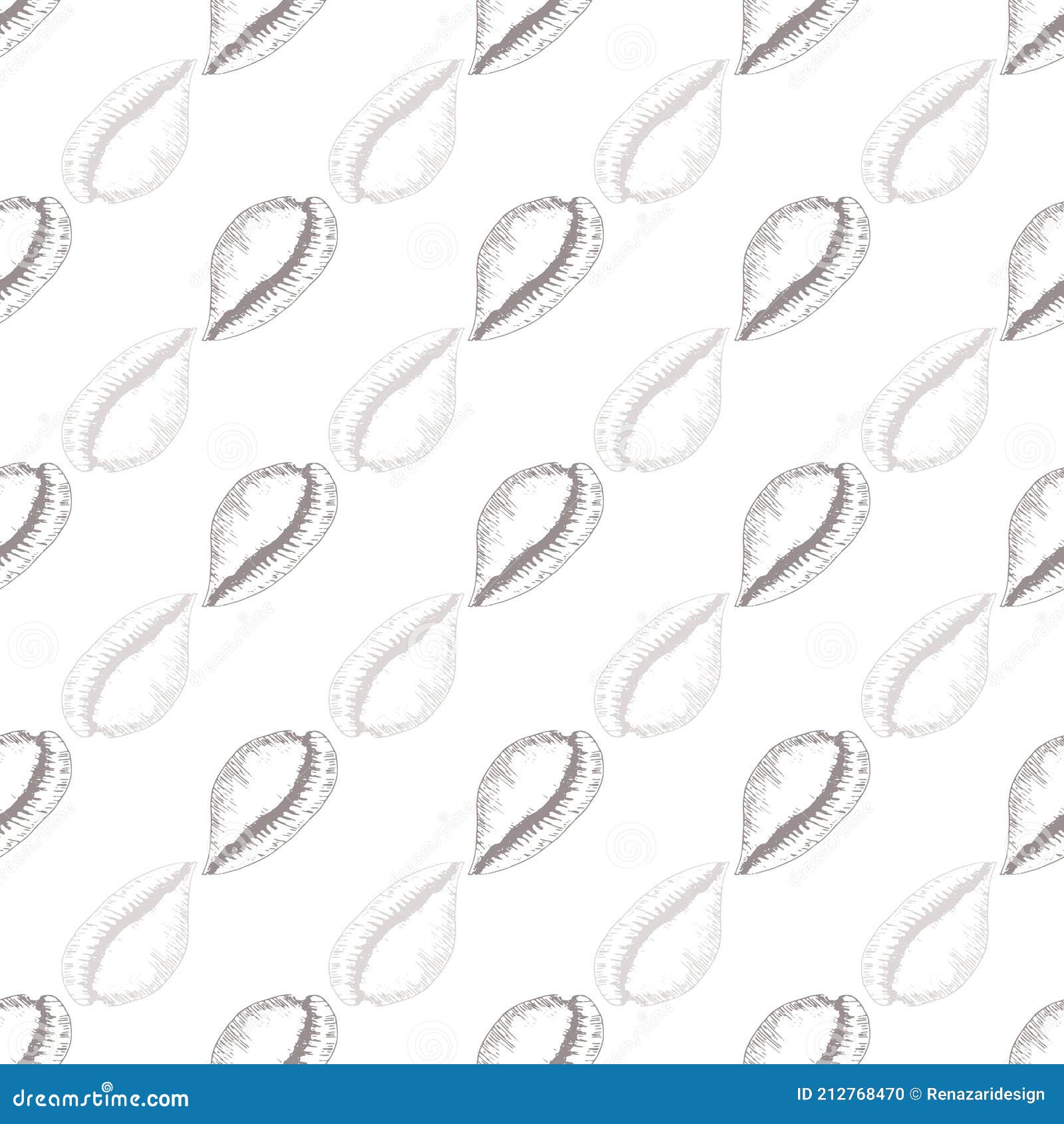 Pastel Seashells Clip Art Royalty-Free Illustration | CartoonDealer.com ...