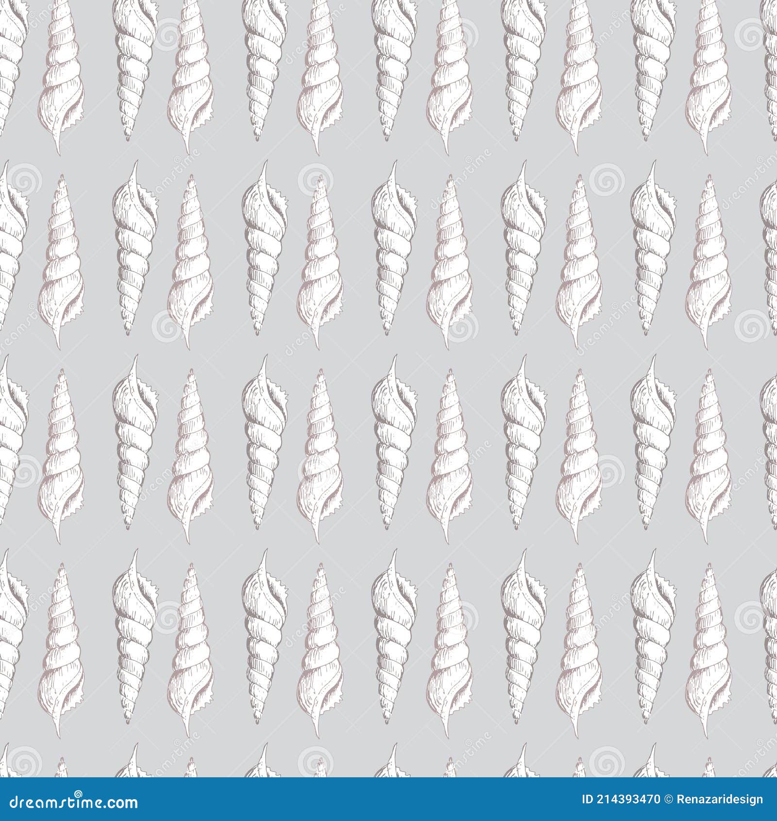 Pastel Seashells Clip Art Royalty-Free Illustration | CartoonDealer.com ...