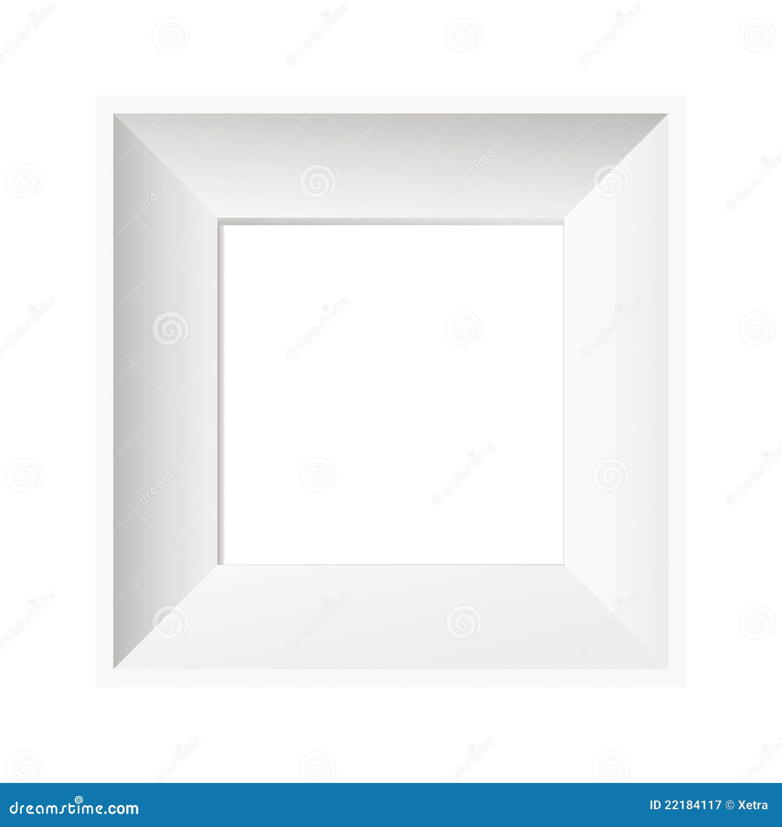 Vector white photo frame stock vector. Illustration of blank - 22184117