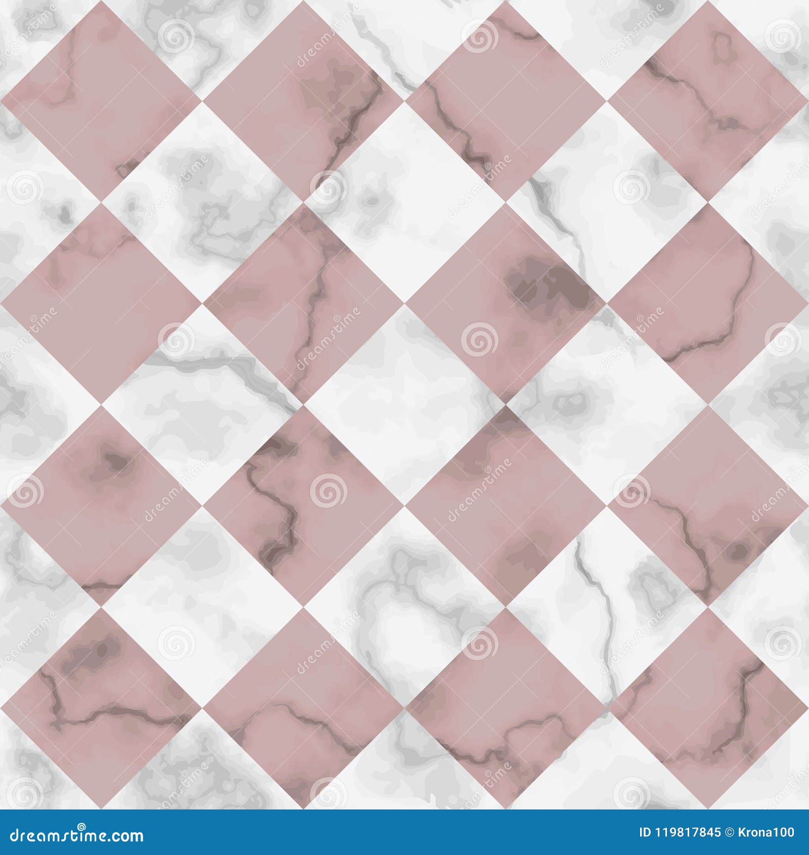 Marble Luxury Check Diagonal Seamless Pattern Stock Vector ...