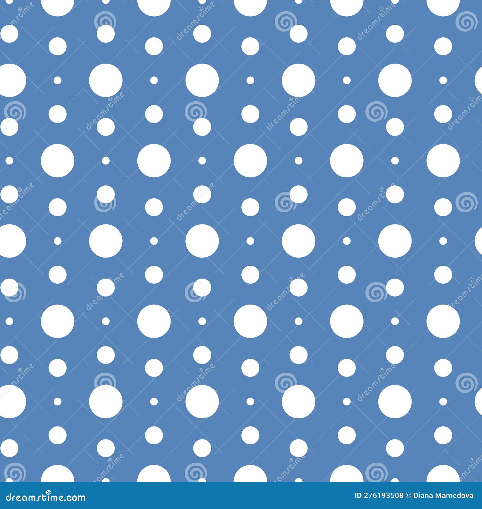 Vector White Polka Dots Pattern Background. Perfect for Fabric ...