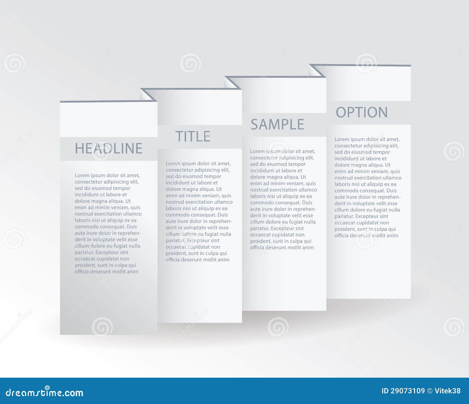 Vector White Progress Card- Stock Vector - Illustration of education ...