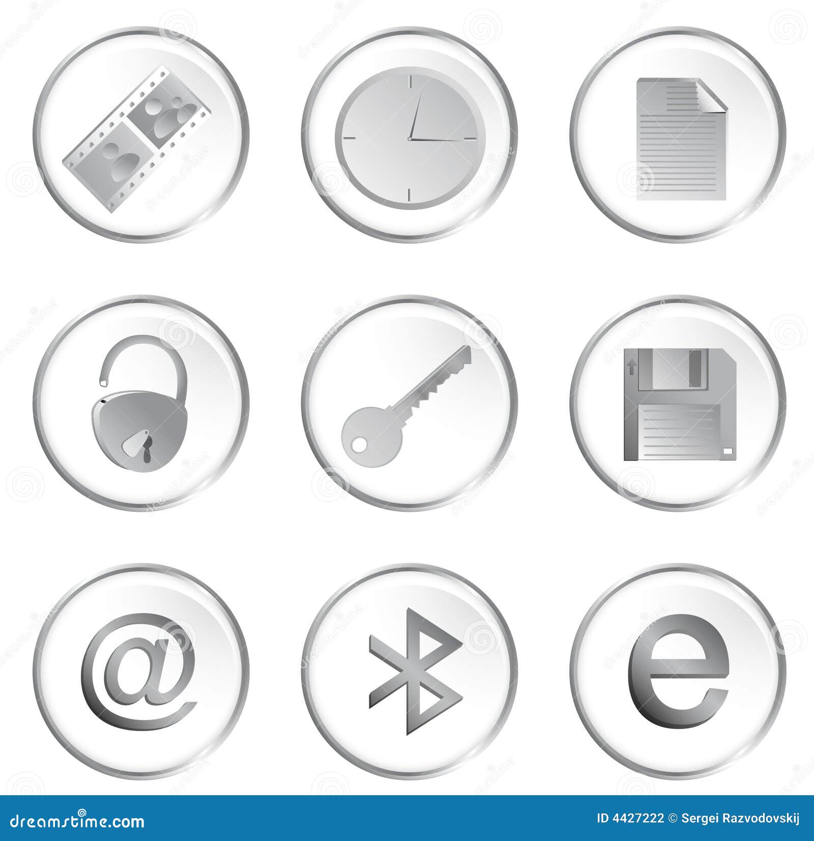 Letter F, Round Trendy Outline Icon For Social Media Concepts. Vector ...