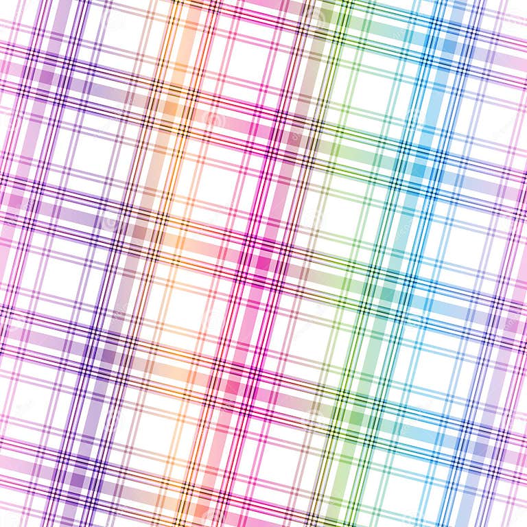 Seamless Abstract Rainbow Checkered Pattern with Squares Stock Vector ...