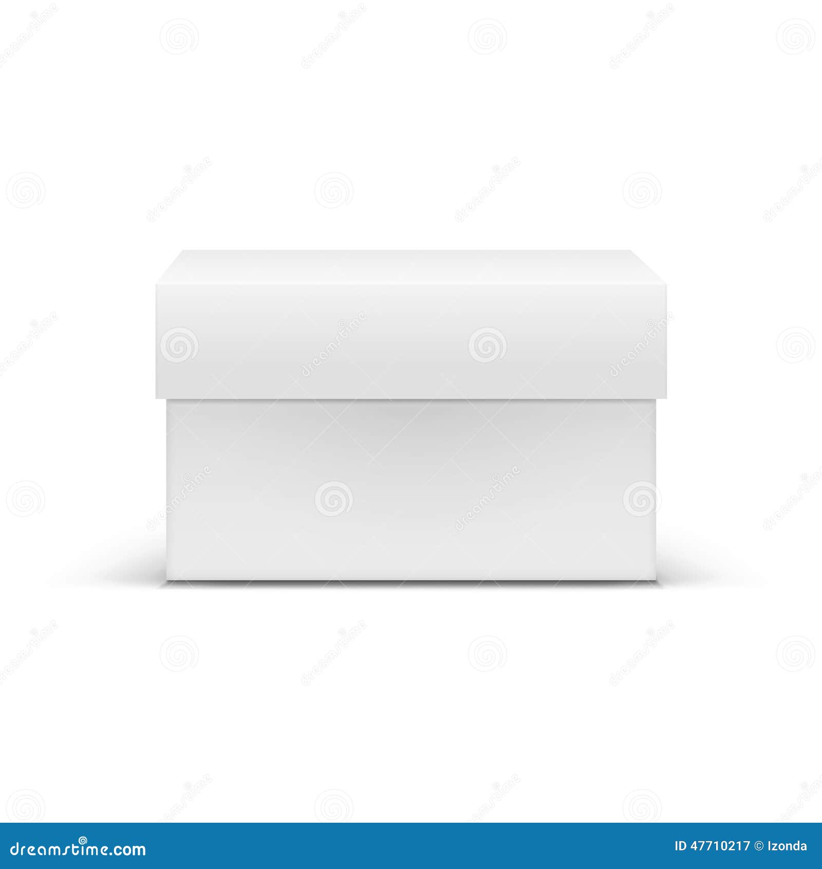 Vector White Square Blank Box Stock Vector - Illustration of isolated ...