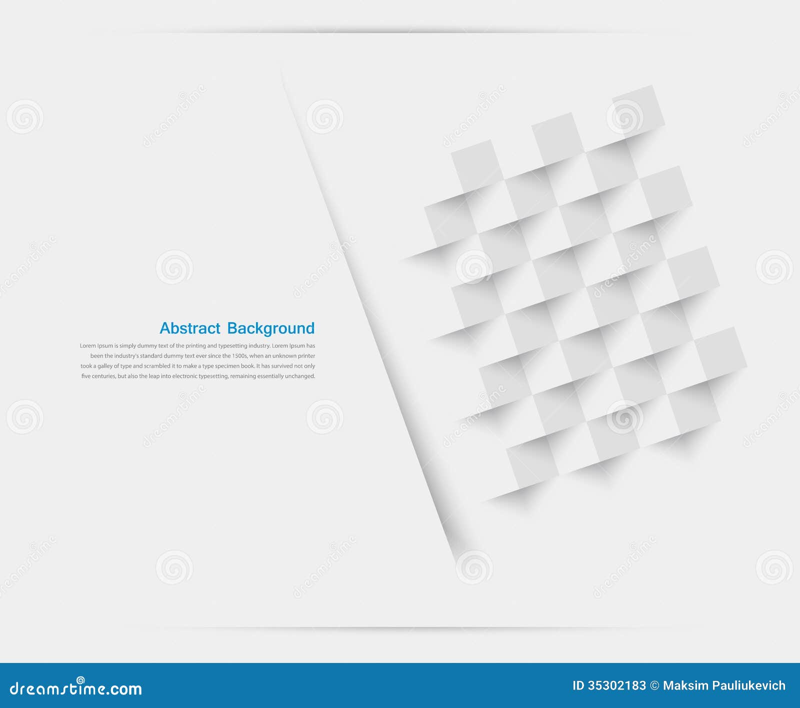 Vector White Squares. Abstract Backround Stock Vector - Illustration of ...