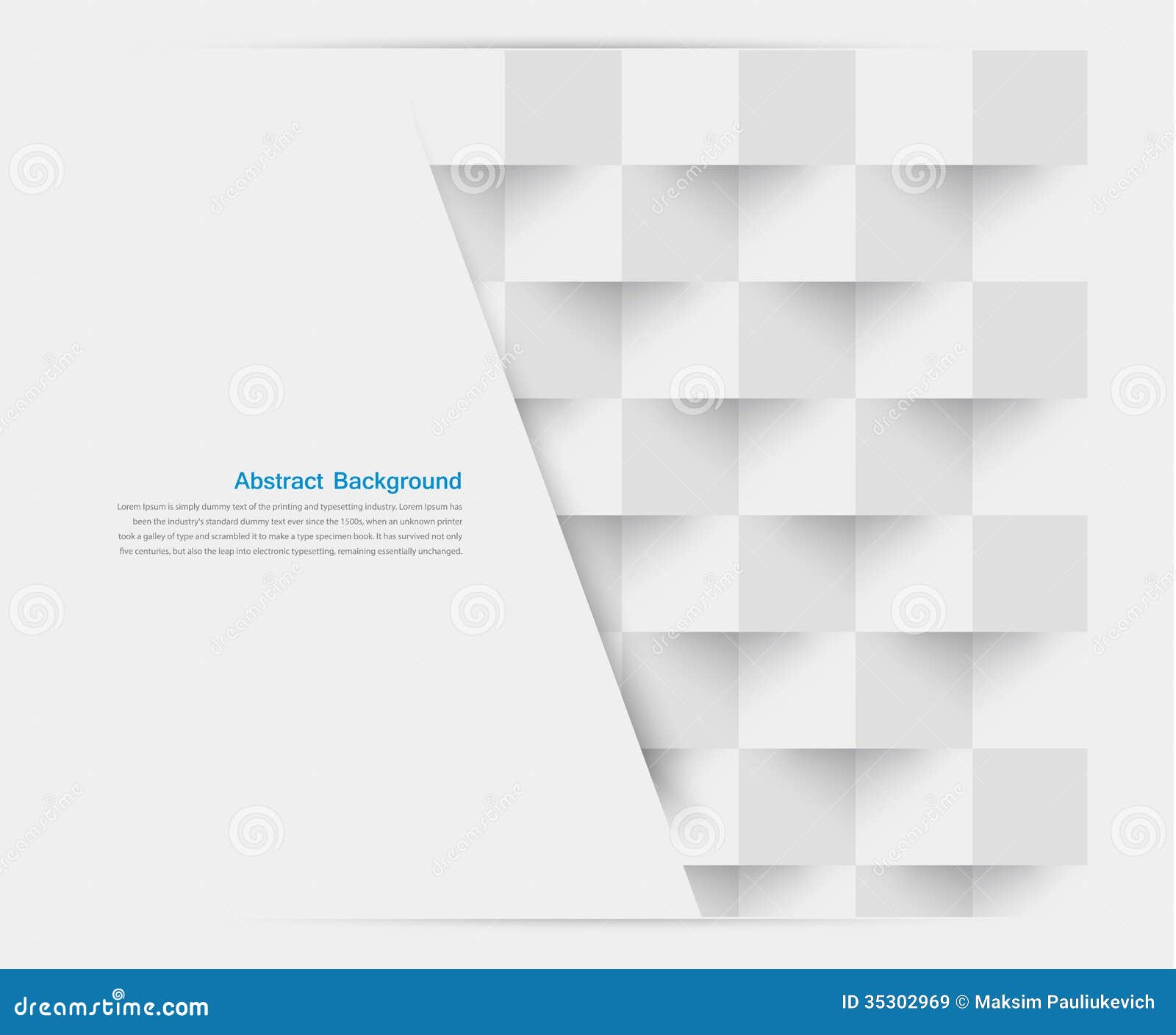 Vector White Squares. Abstract Backround Stock Vector - Illustration of ...