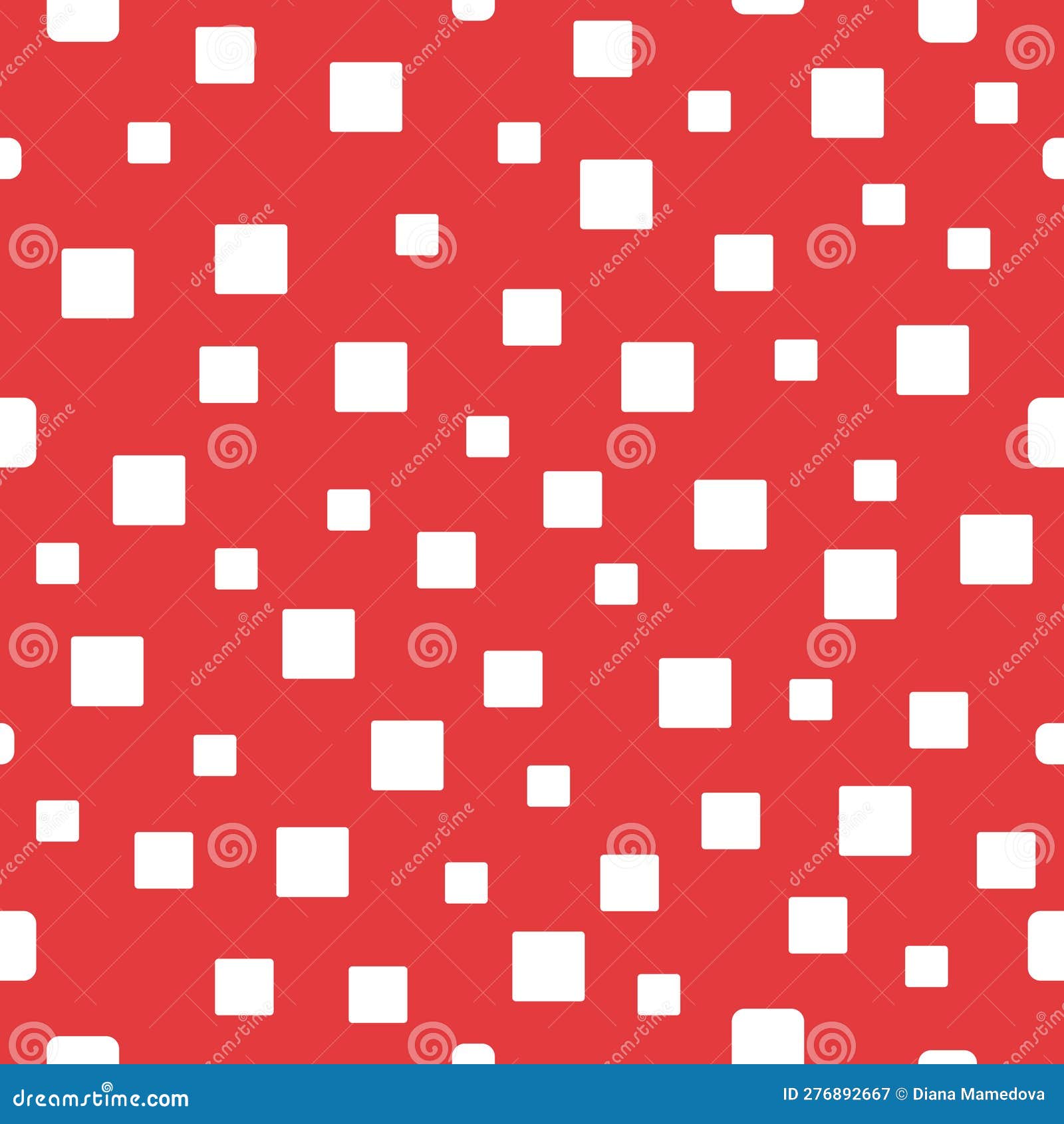 Vector White Squares Pattern Background. Perfect for Fabric ...