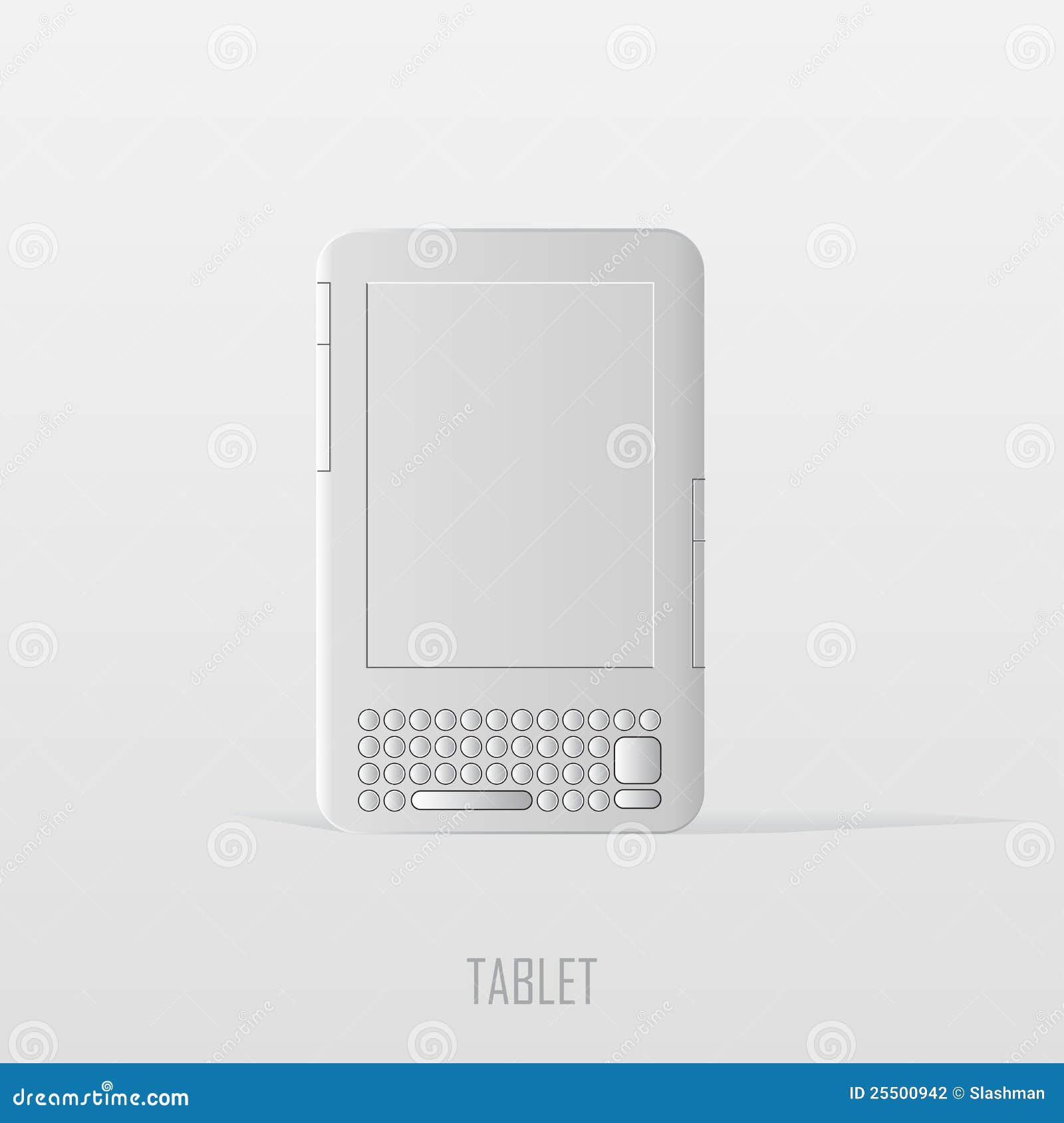 Vector White Tablet Computer Stock Vector - Illustration of design ...