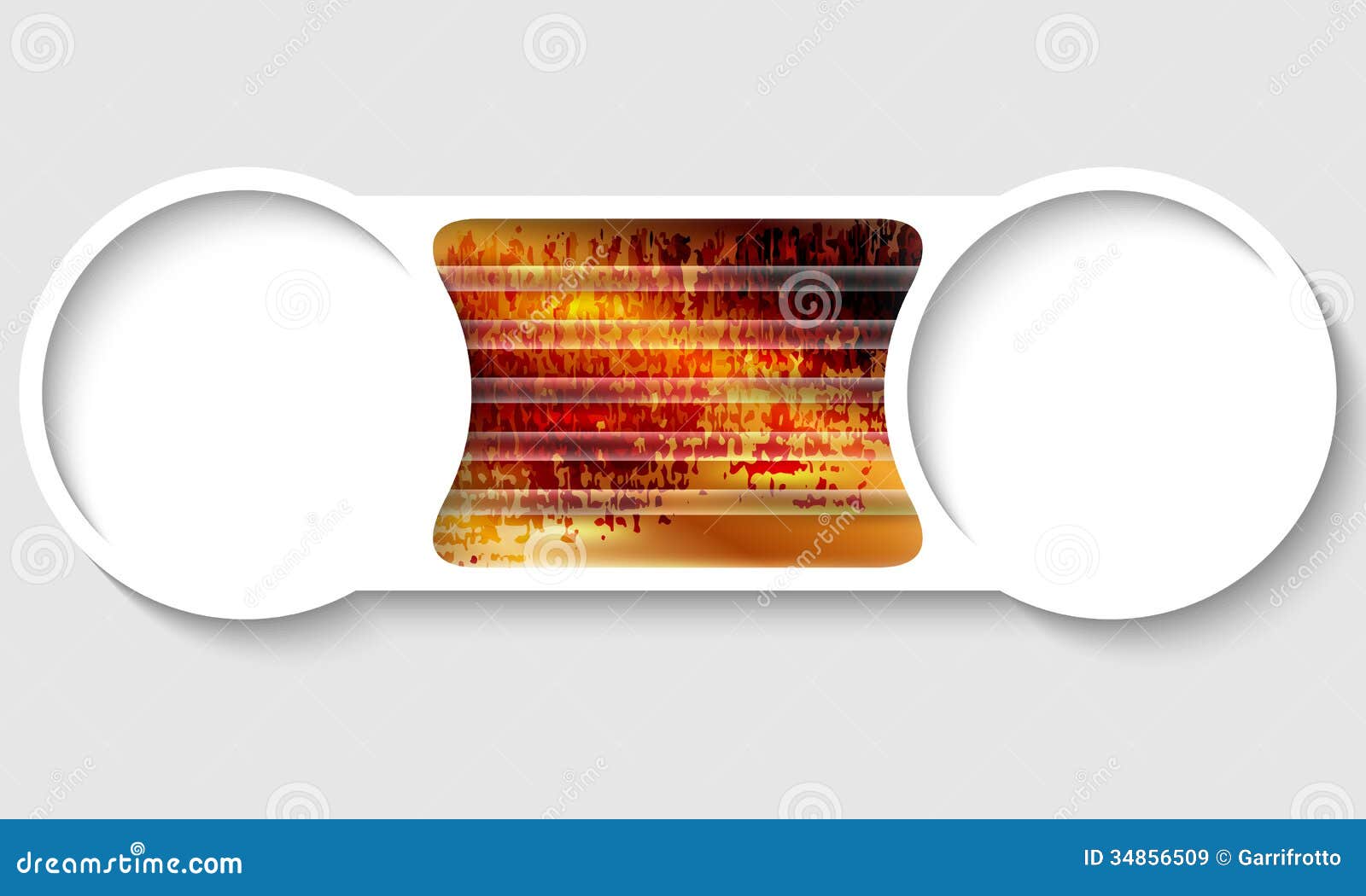 Vector white text frame stock vector. Illustration of office - 34856509