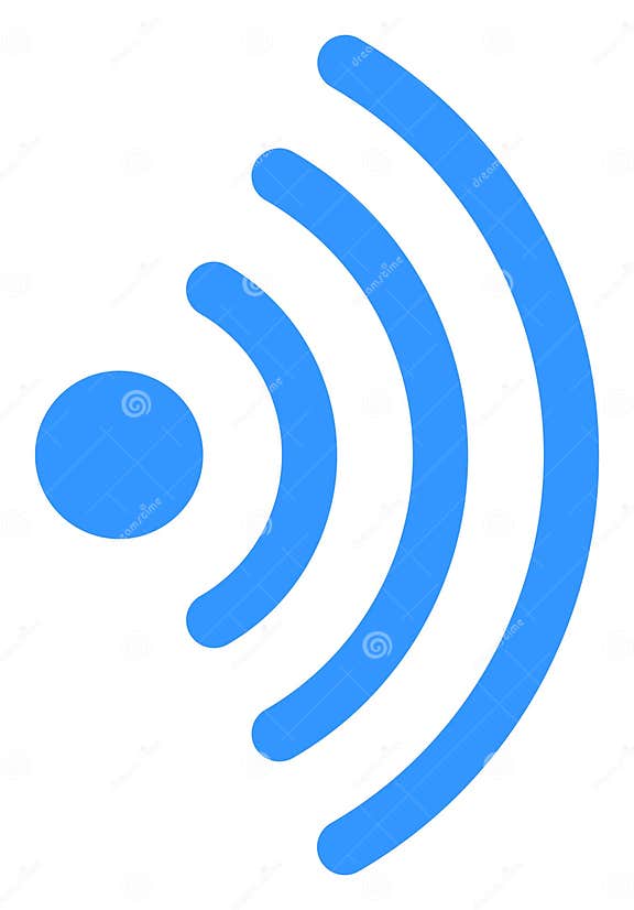 Vector Wi-Fi Source Flat Icon Symbol Stock Vector - Illustration of ...