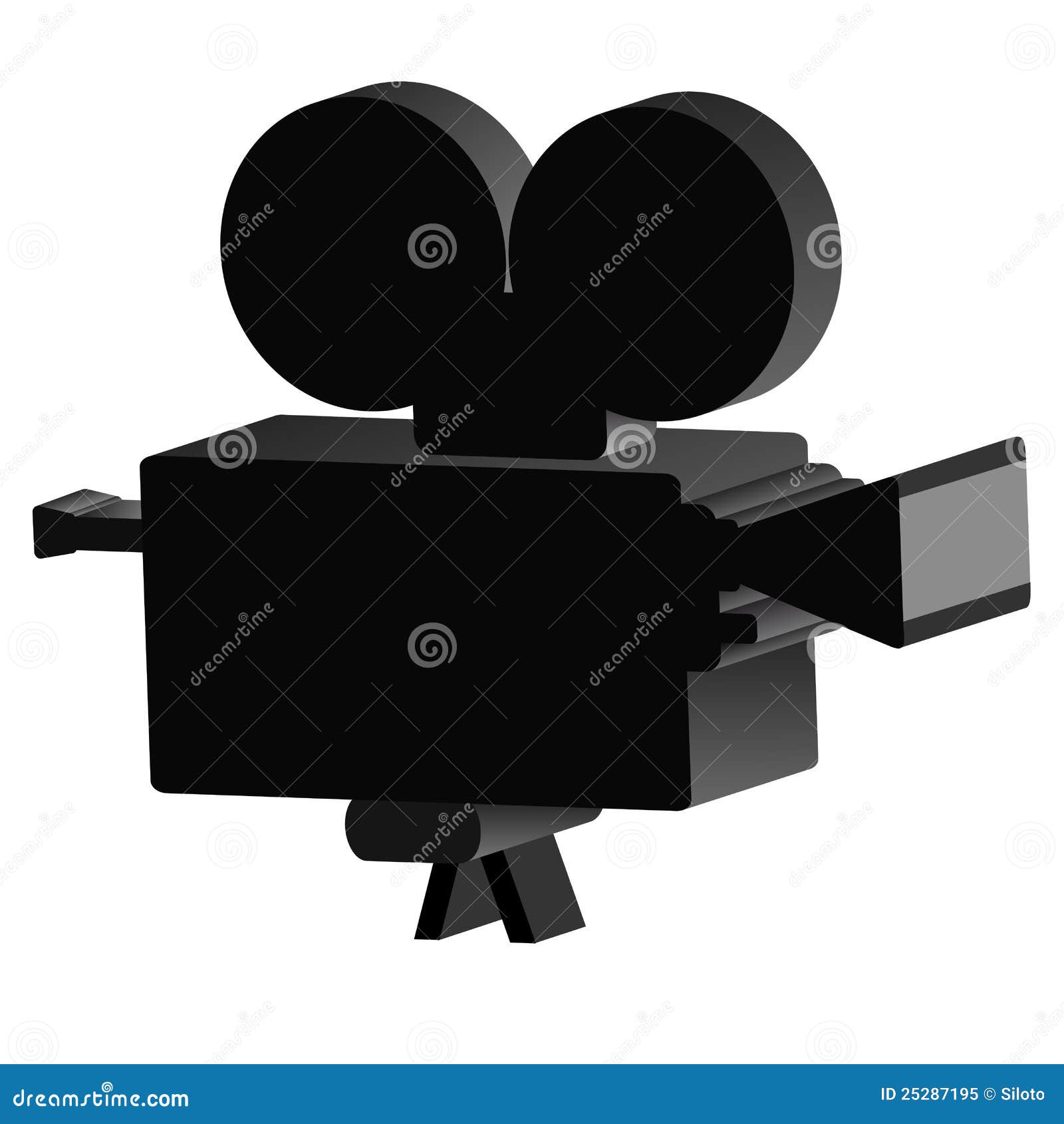 Vector wide field camera stock vector. Illustration of object - 25287195