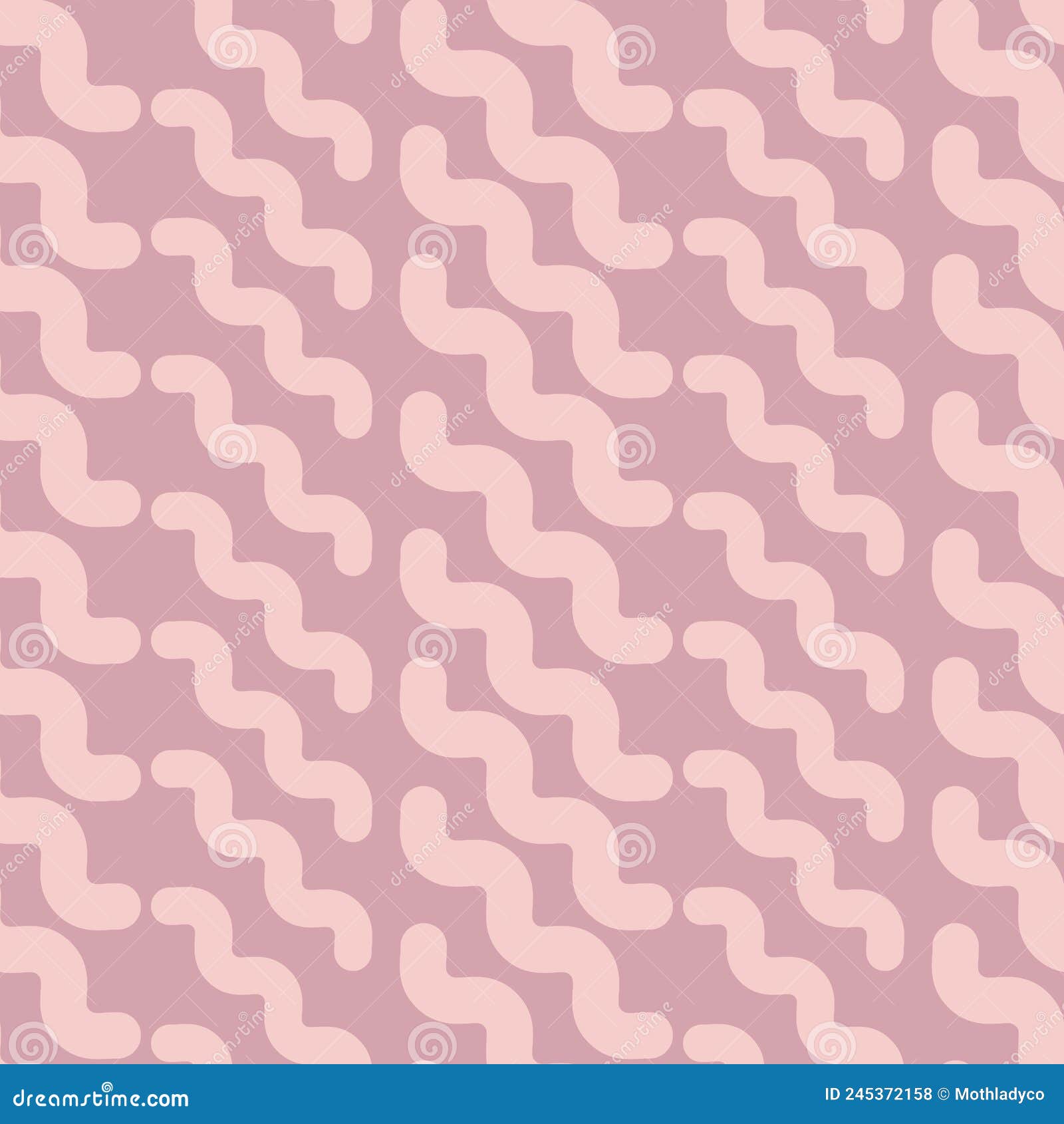 Vector Wiggly Line Pattern, Pink Geometric Abstract Background Stock ...