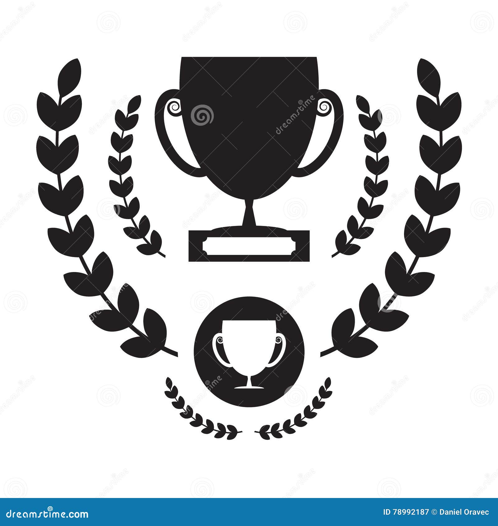 Vector Win Cup Icon. Winning Award Symbol Stock Vector - Illustration ...