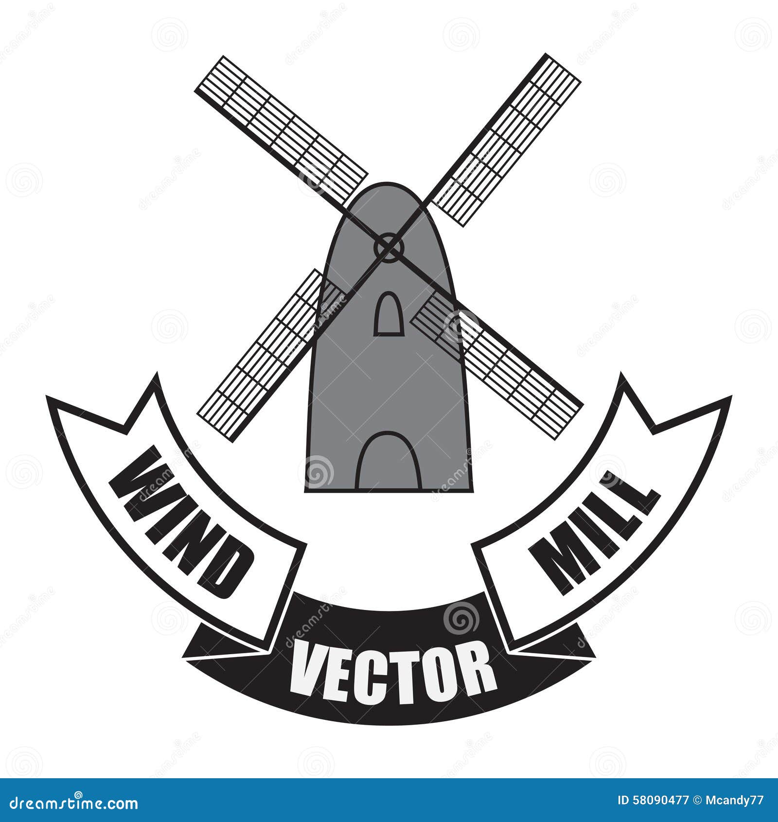 Vector Set Of Windmill Turbine, Certificate And Time Management Icons ...