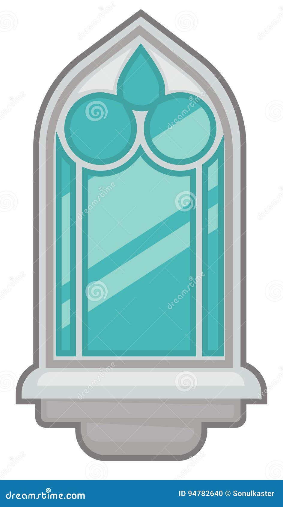Vector Window for Interior and Exterior Design Use. Stock Vector ...