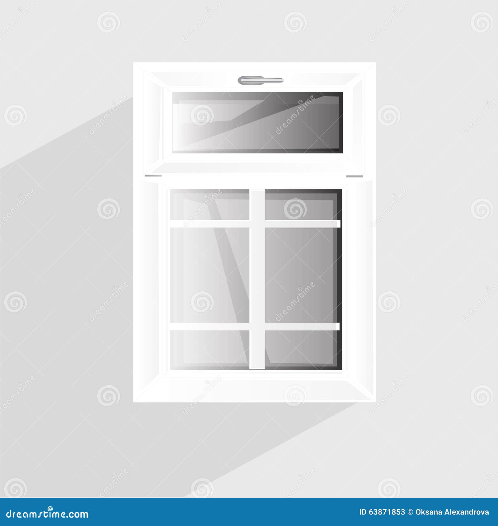 Vector Windows Plastic Glosed Stock Vector - Illustration of ...