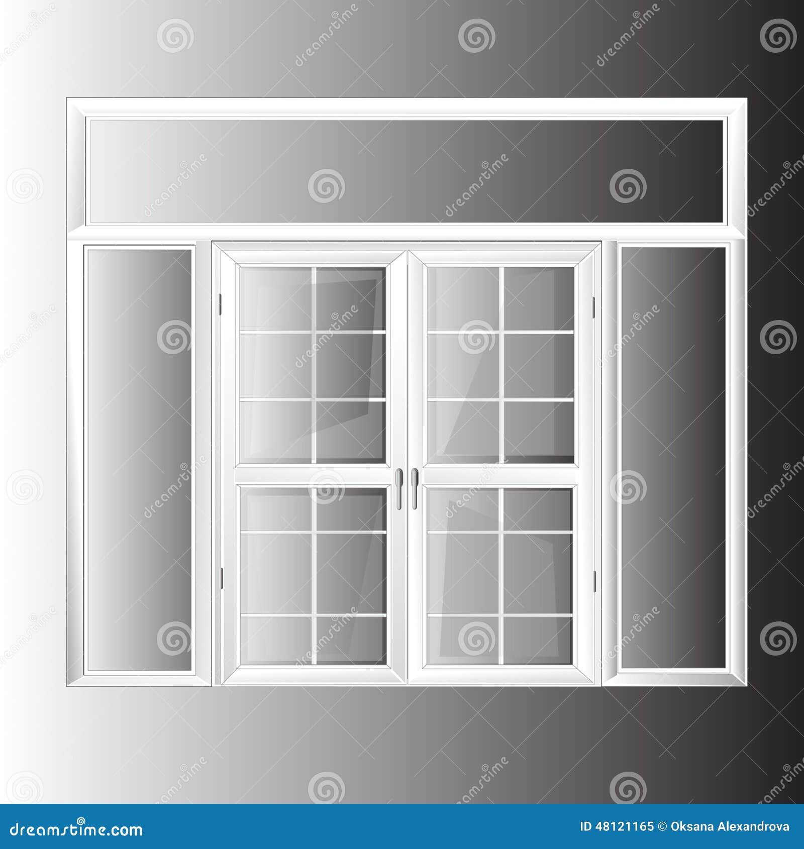 Vector Windows stock illustration. Illustration of city - 48121165