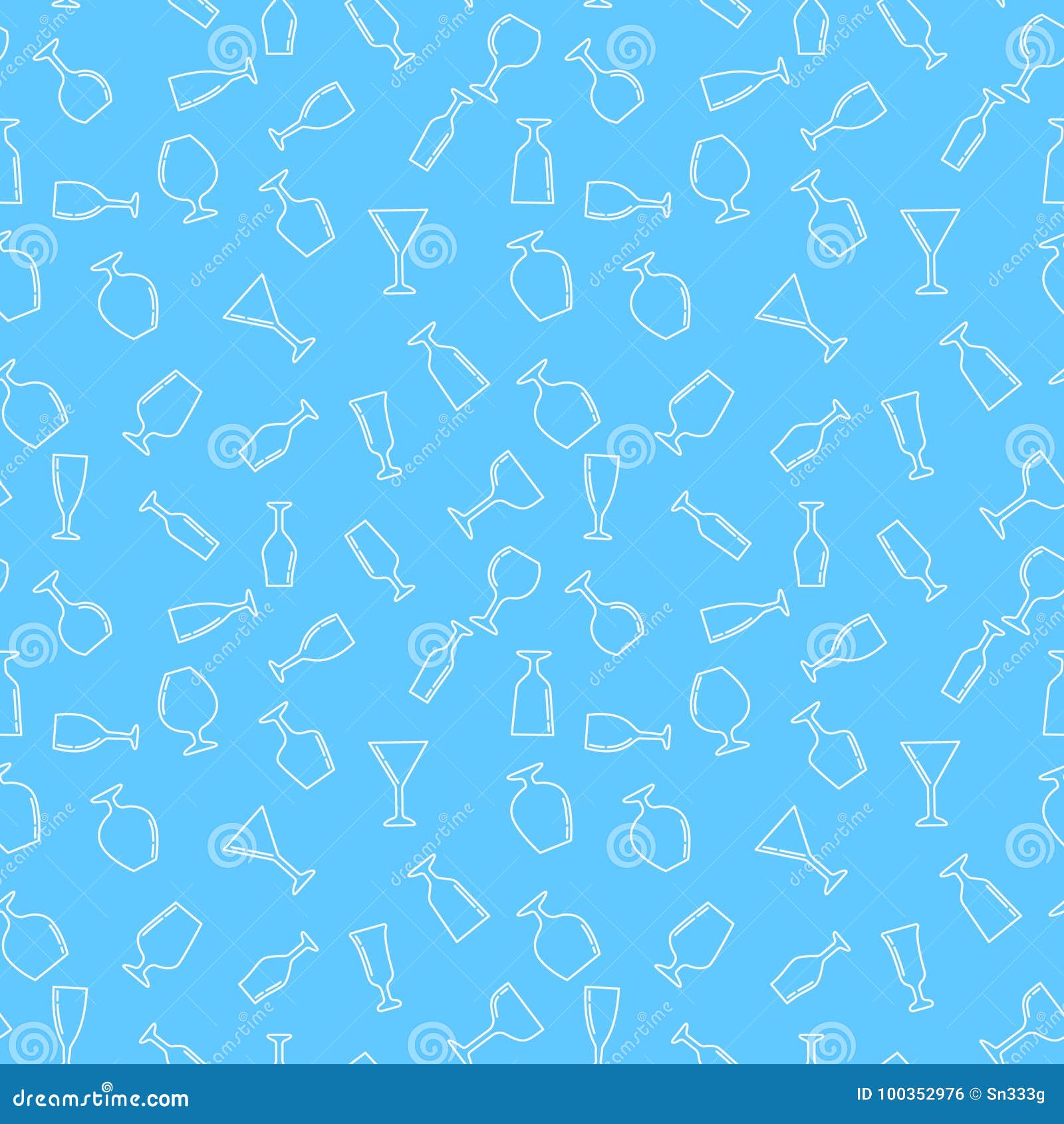 Vector Wine Glasses Texture Stock Vector - Illustration of colorful ...