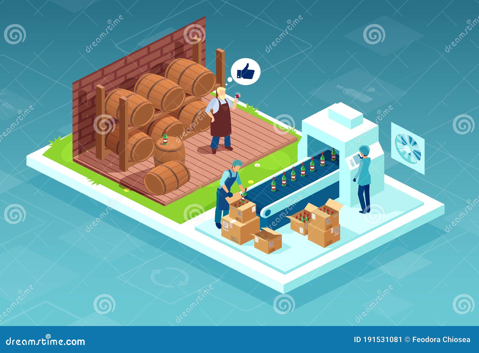 Wine Making Process Or Winemaking Infographic Vector Illustration ...