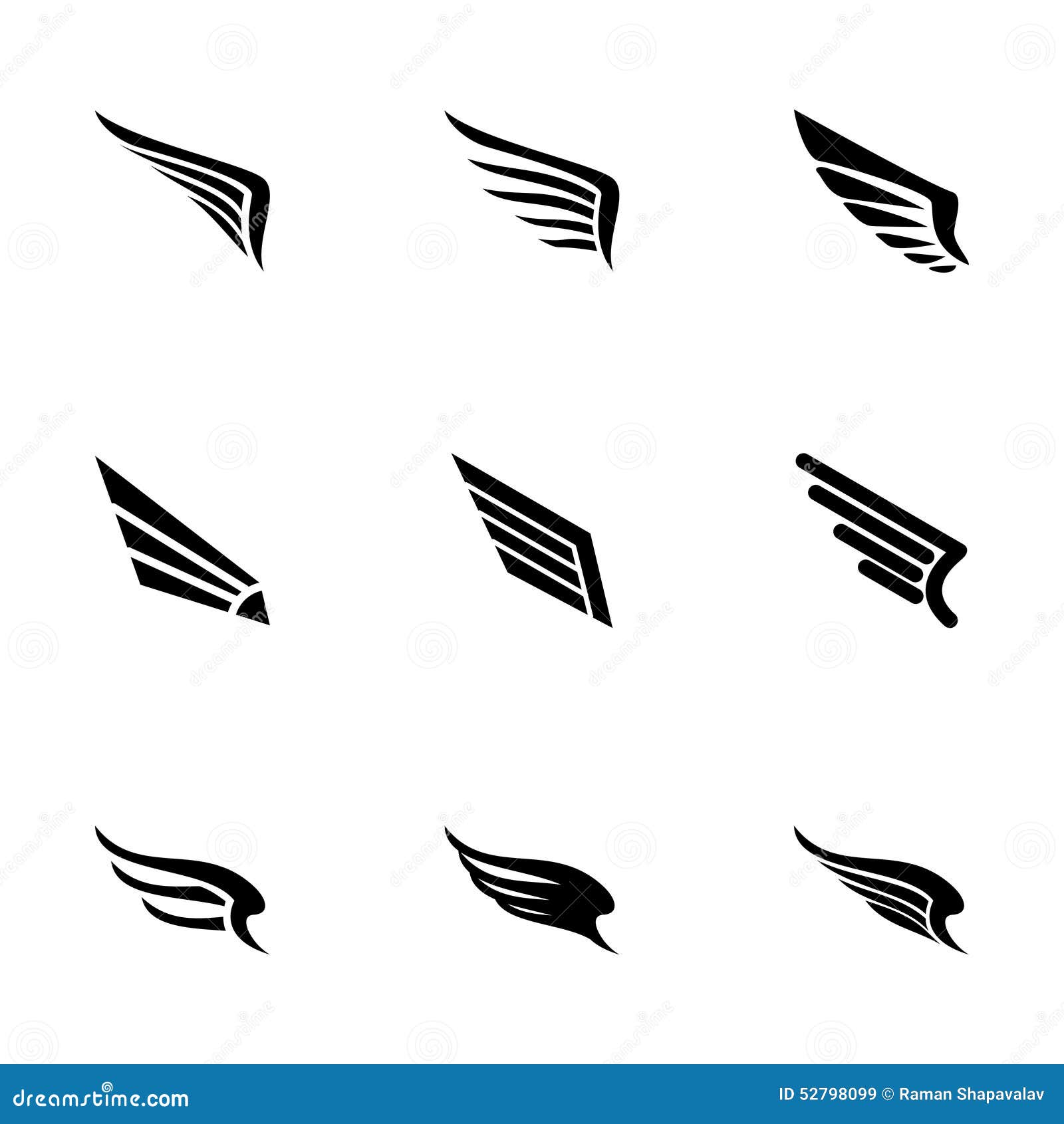 Wing Icon In Flat Style Cartoon Vector | CartoonDealer.com #78758073
