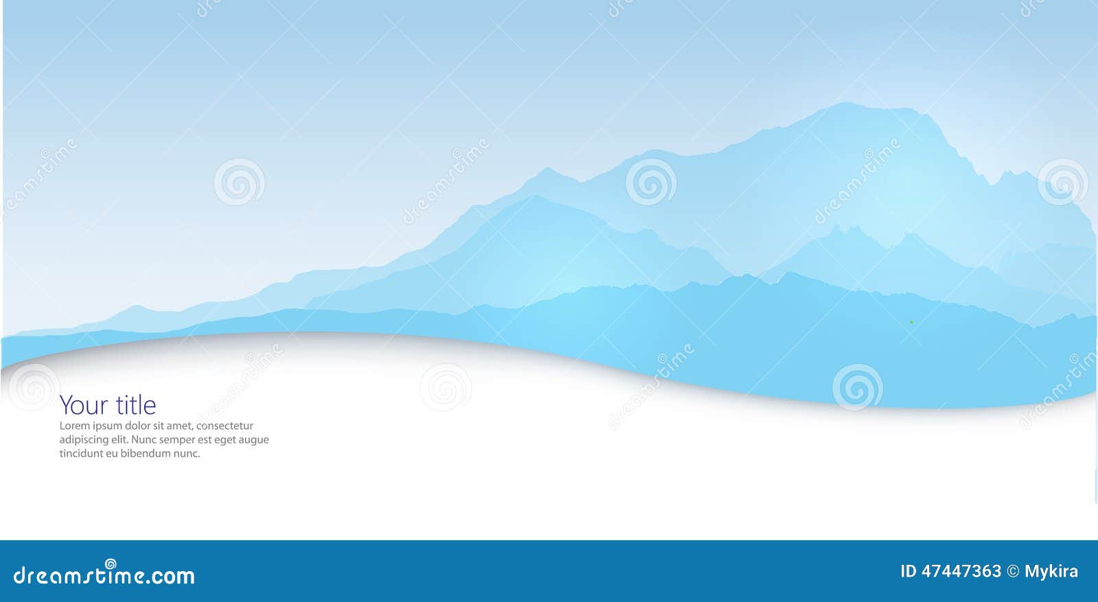 Banner Mont Blanc Map Area Surrounded Cold, Snow Vector Illustration ...