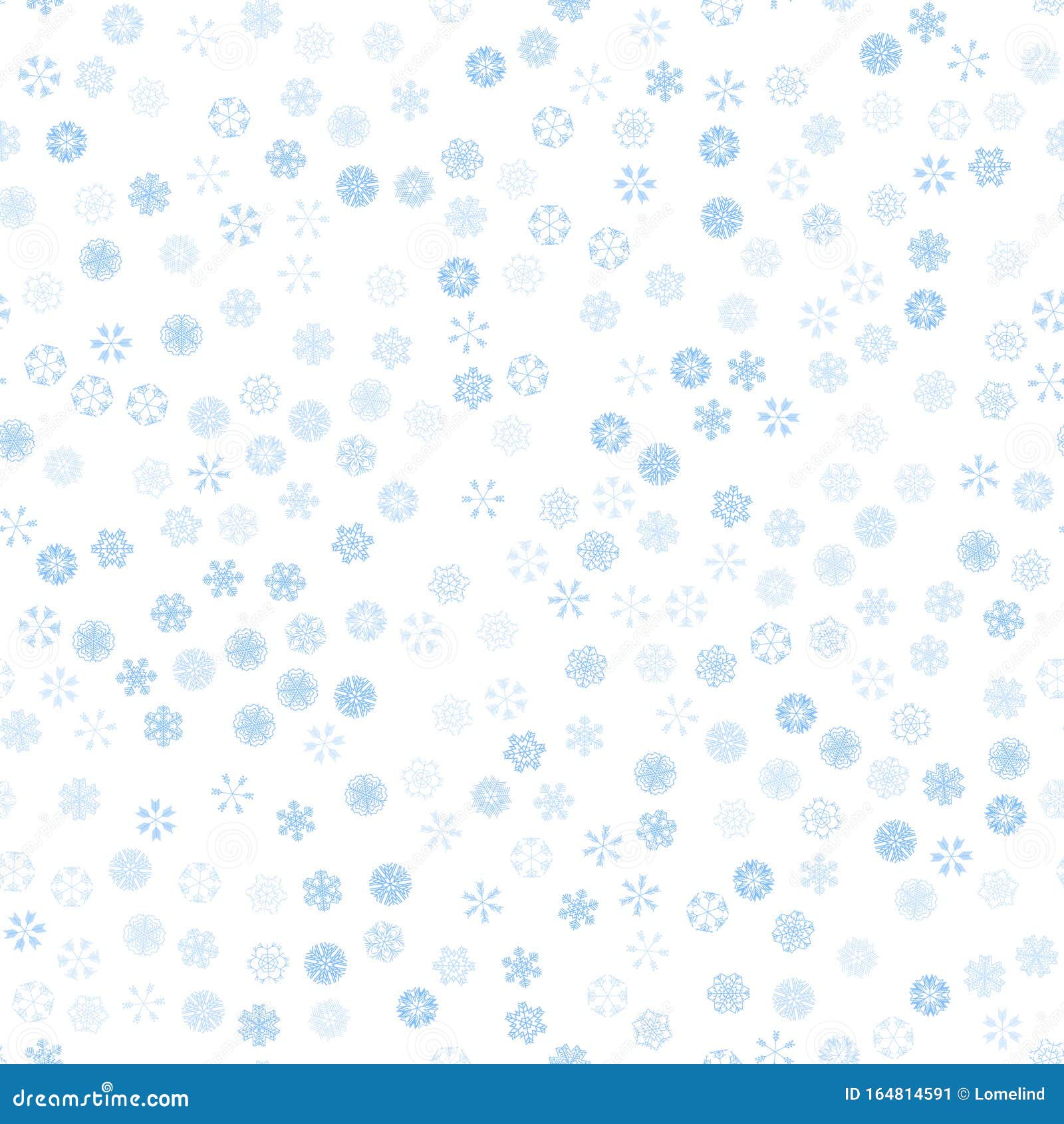 Vector Winter Snow Light Seamless Pattern Stock Image - Image of ...
