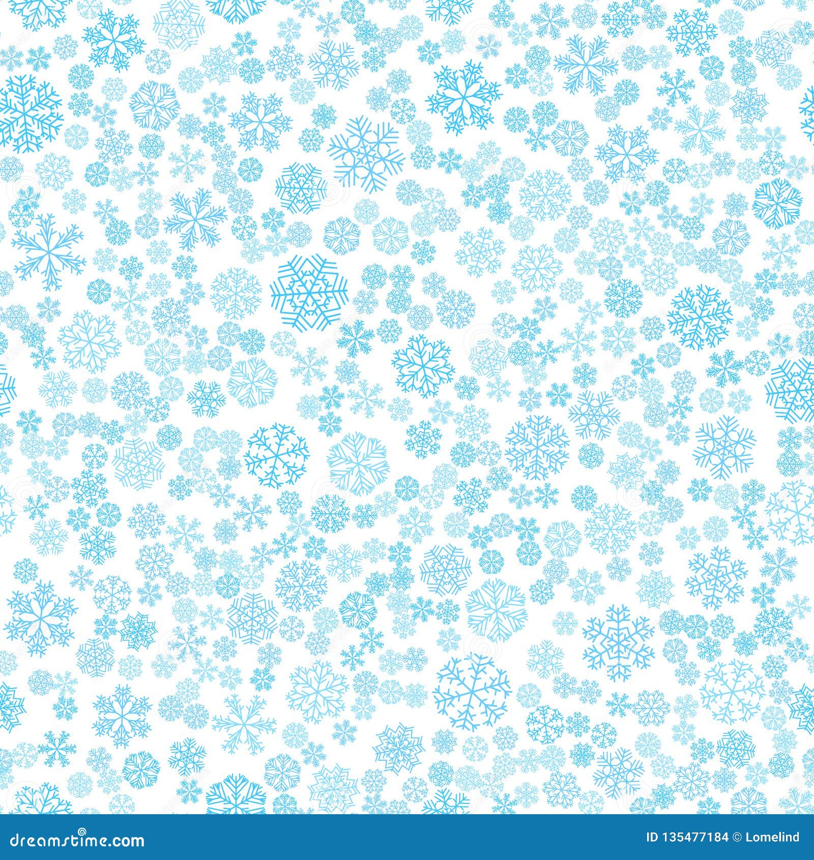 Vector Winter Snow Light Seamless Pattern Stock Illustration ...