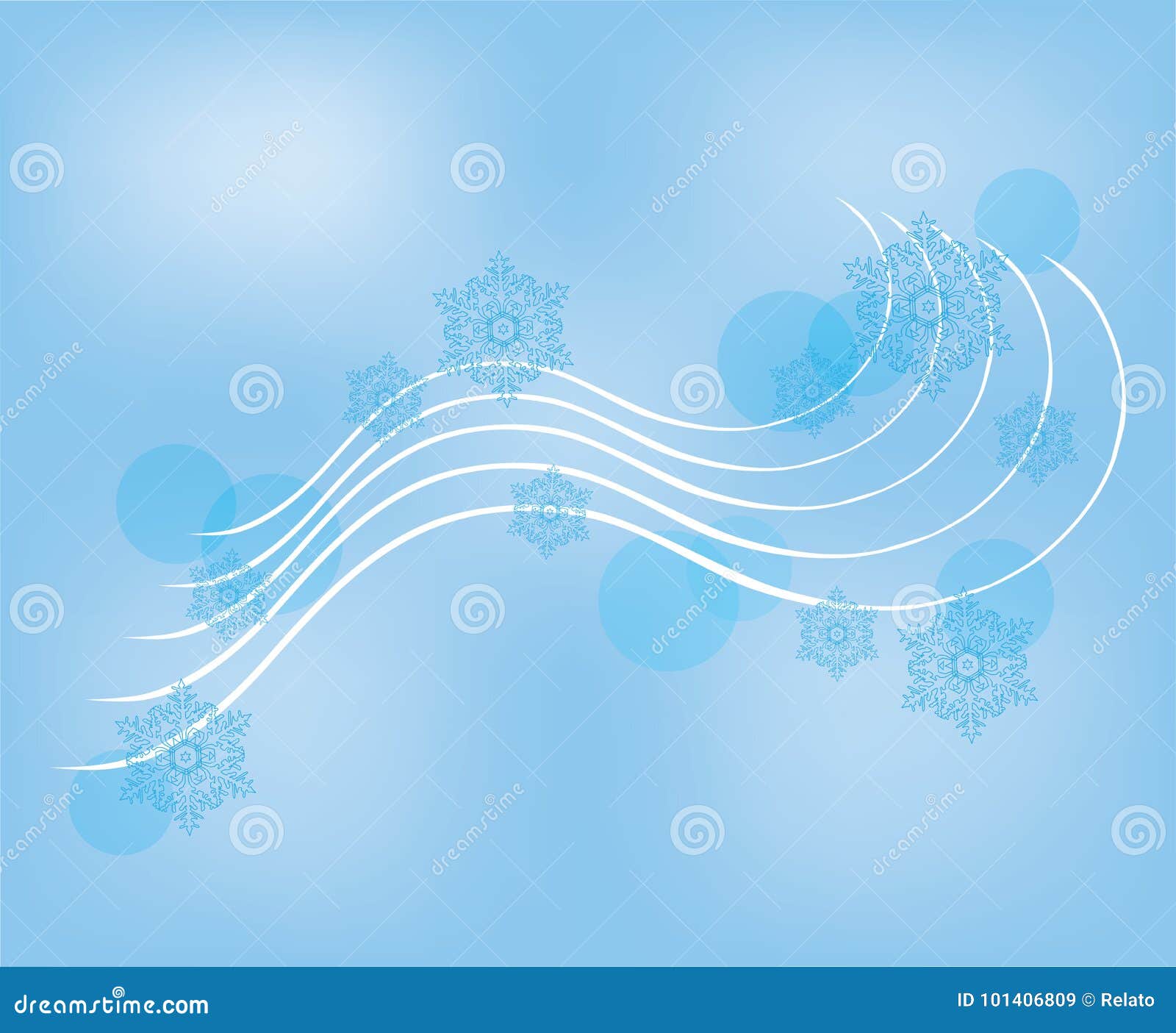 Vector Winter Swirls stock vector. Illustration of decorative - 101406809