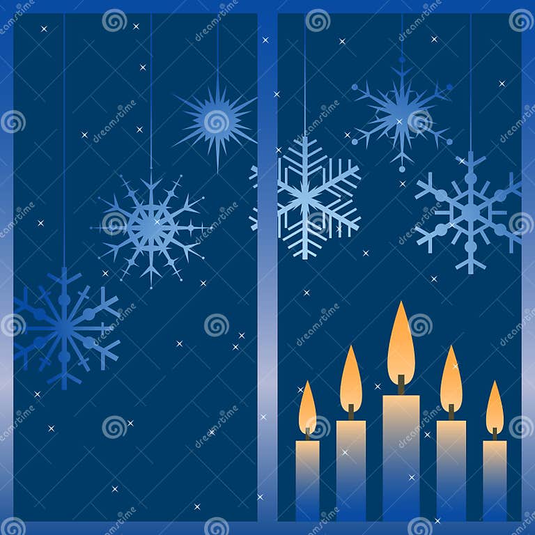 Vector winter window. stock vector. Illustration of nature - 27509058