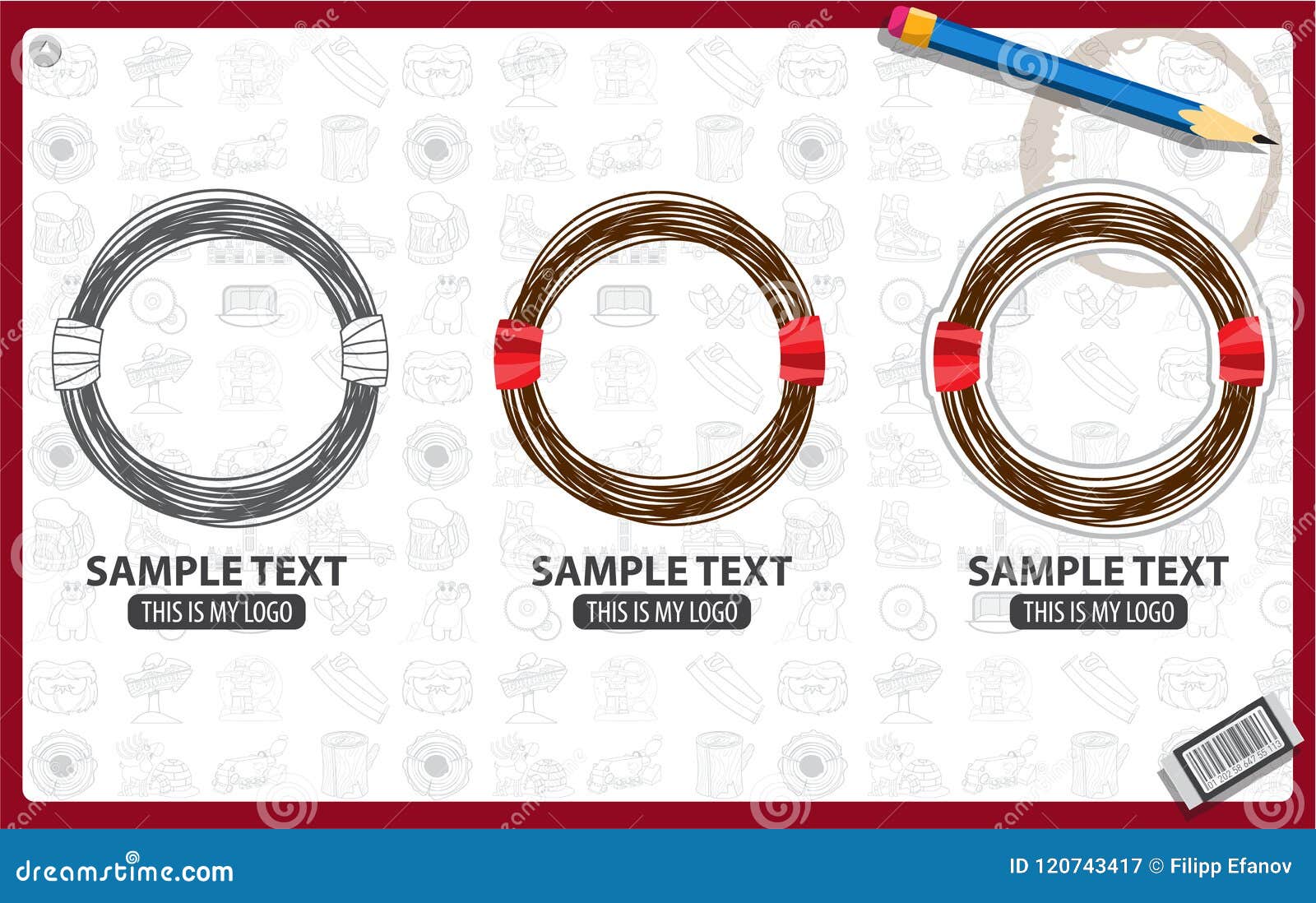 Vector wire logo stock vector. Illustration of black - 120743417