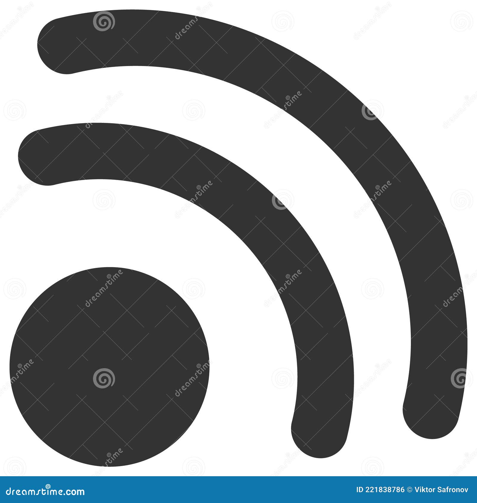 Vector Wireless Internet Point Flat Icon Illustration Stock Vector ...