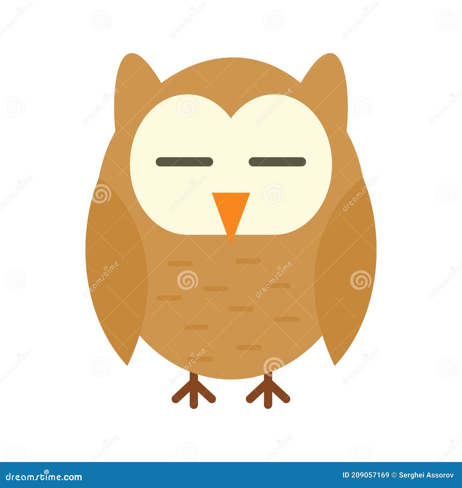 Vector Wisdom Owl in Flat Style Stock Vector - Illustration of study ...
