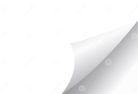 Vector witte pagina vector illustratie. Illustration of geïsoleerd ...