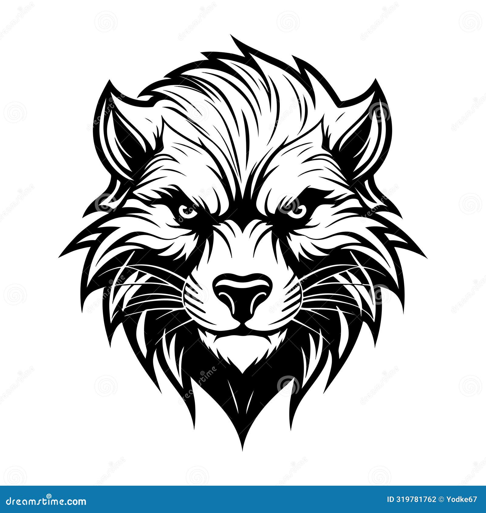 Vector Wolverine Silhouette View Side For Retro Logos, Emblems, Badges ...