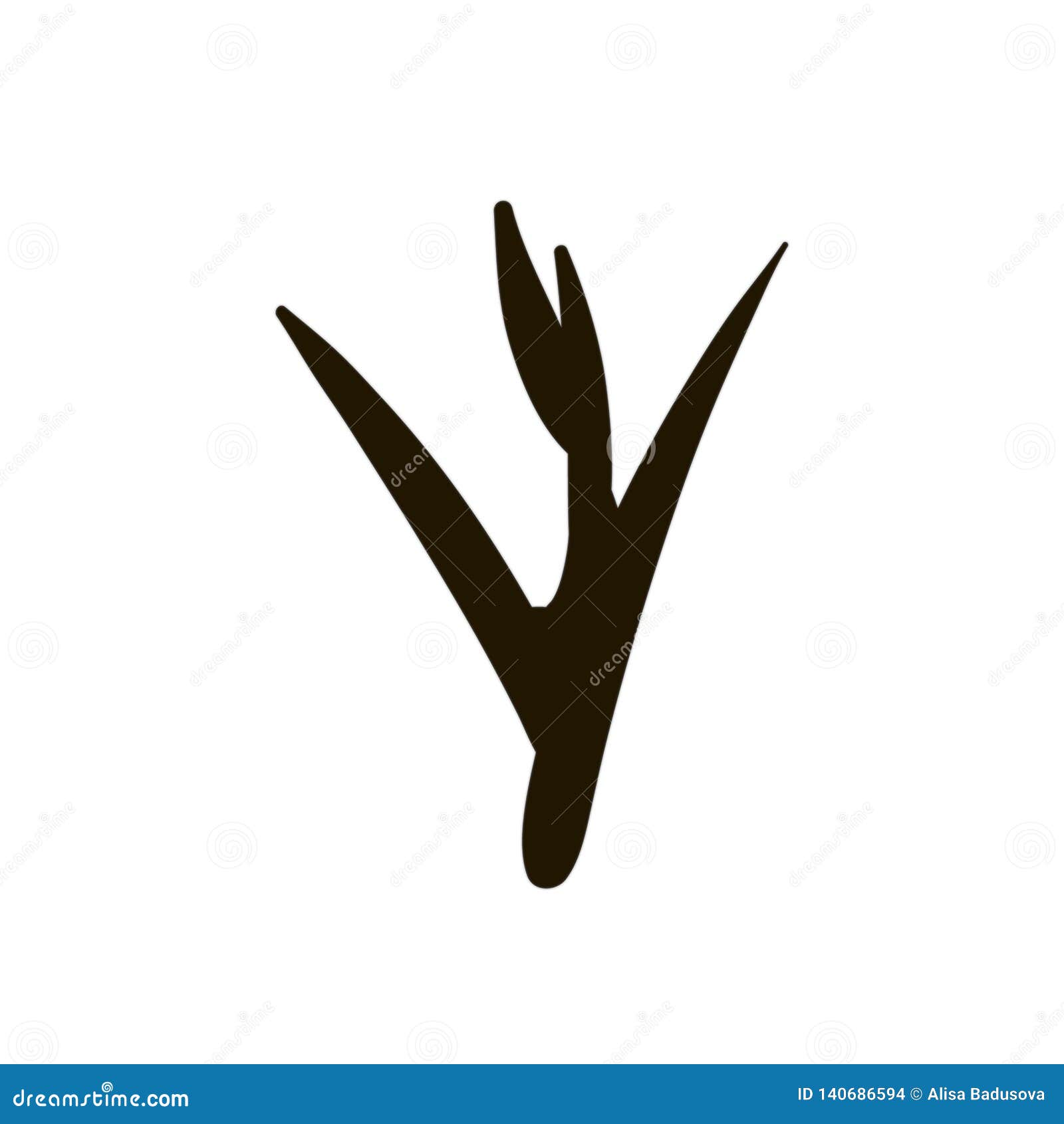 Vector Woman Vagina Icon Illustration on White Background Stock Vector ...