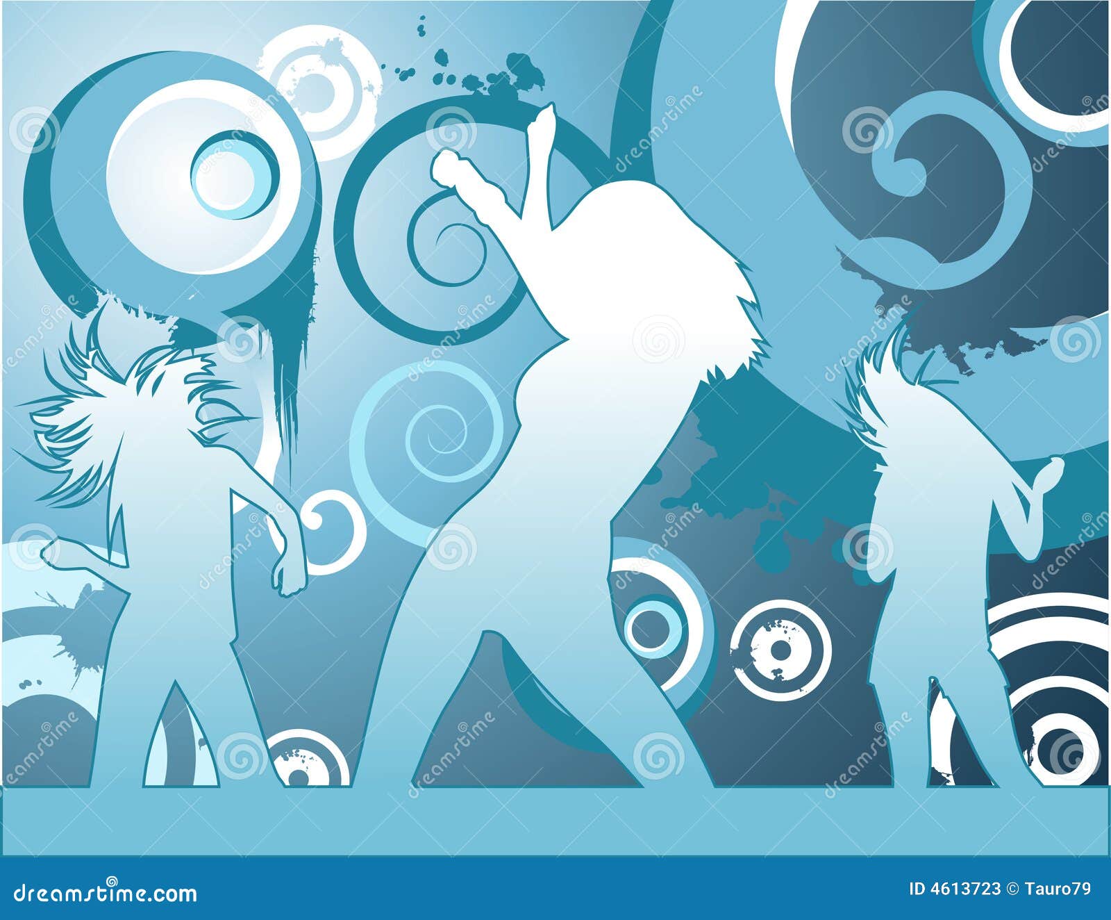 Vector Women Dancing Illustration Stock Vector - Illustration of ...
