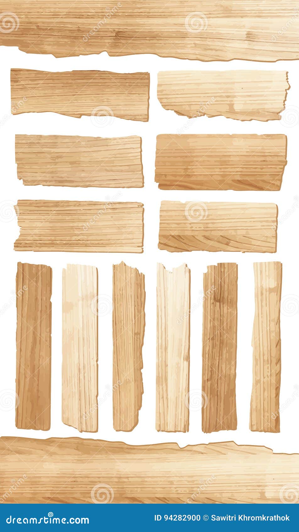 Vector Wood Plank Background | CartoonDealer.com #26767527